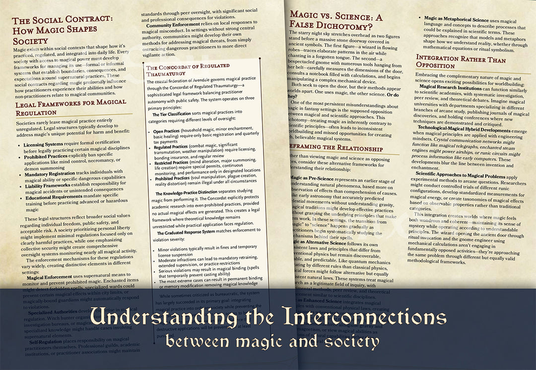 Arcane Foundations: The Definitive Guide to Building Believable Magic