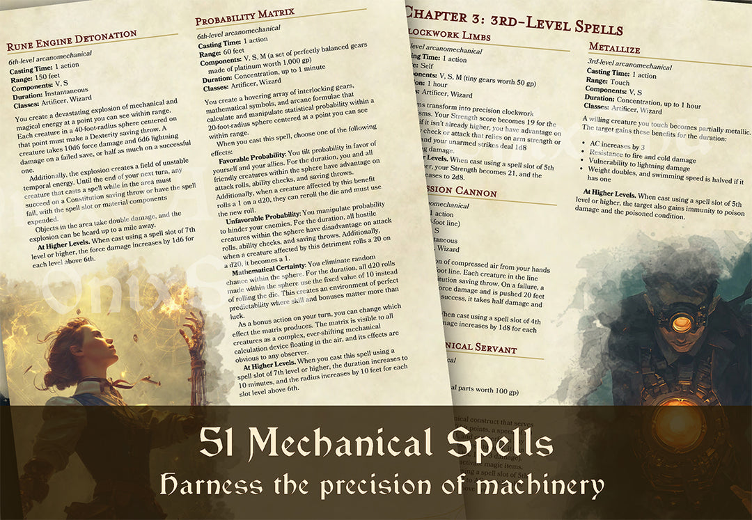 Codex Automatica: Mechanical Spells and Clockwork Augmentations