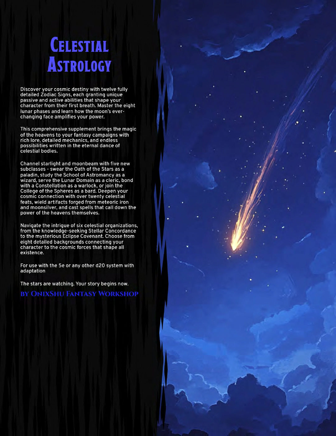 Celestial Astrology: Compendium of Stars and Moon for 5e