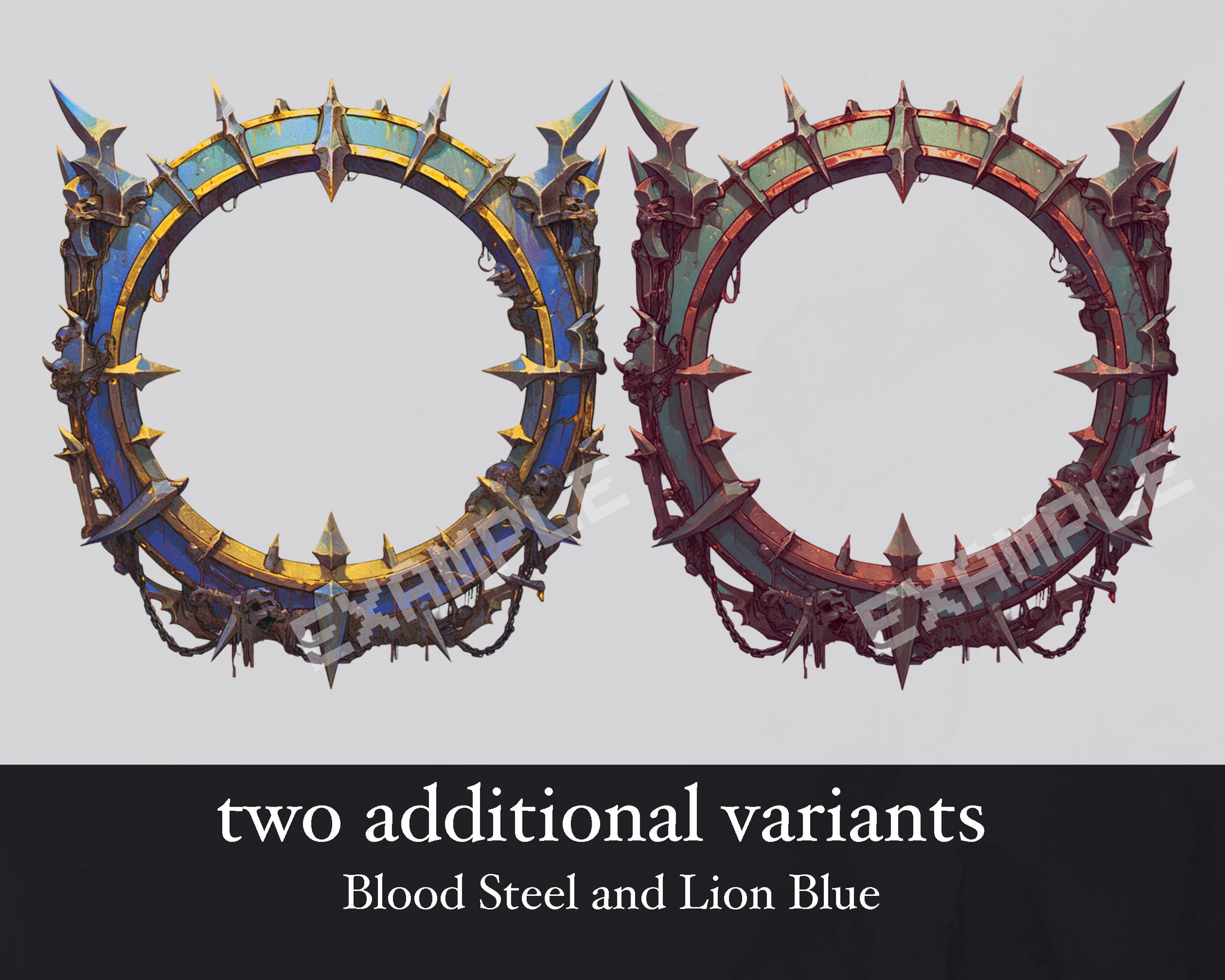 Warrior D&D Token Frame | Digital Border for DnD Fighters