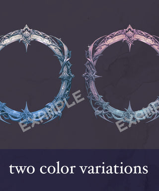 Twilight Paladin/Cleric Token Frame - D&D Digital Border