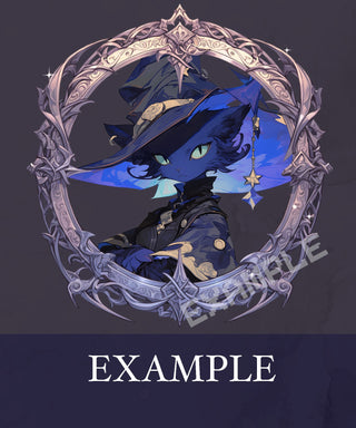 Twilight Paladin/Cleric Token Frame - D&D Digital Border