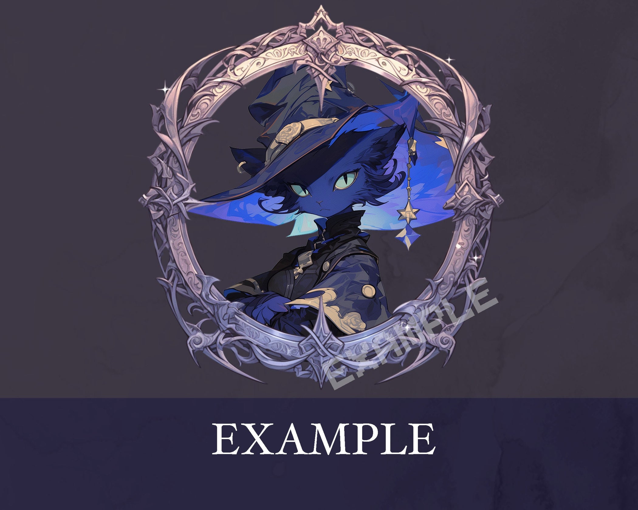 Twilight Paladin/Cleric Token Frame - D&D Digital Border