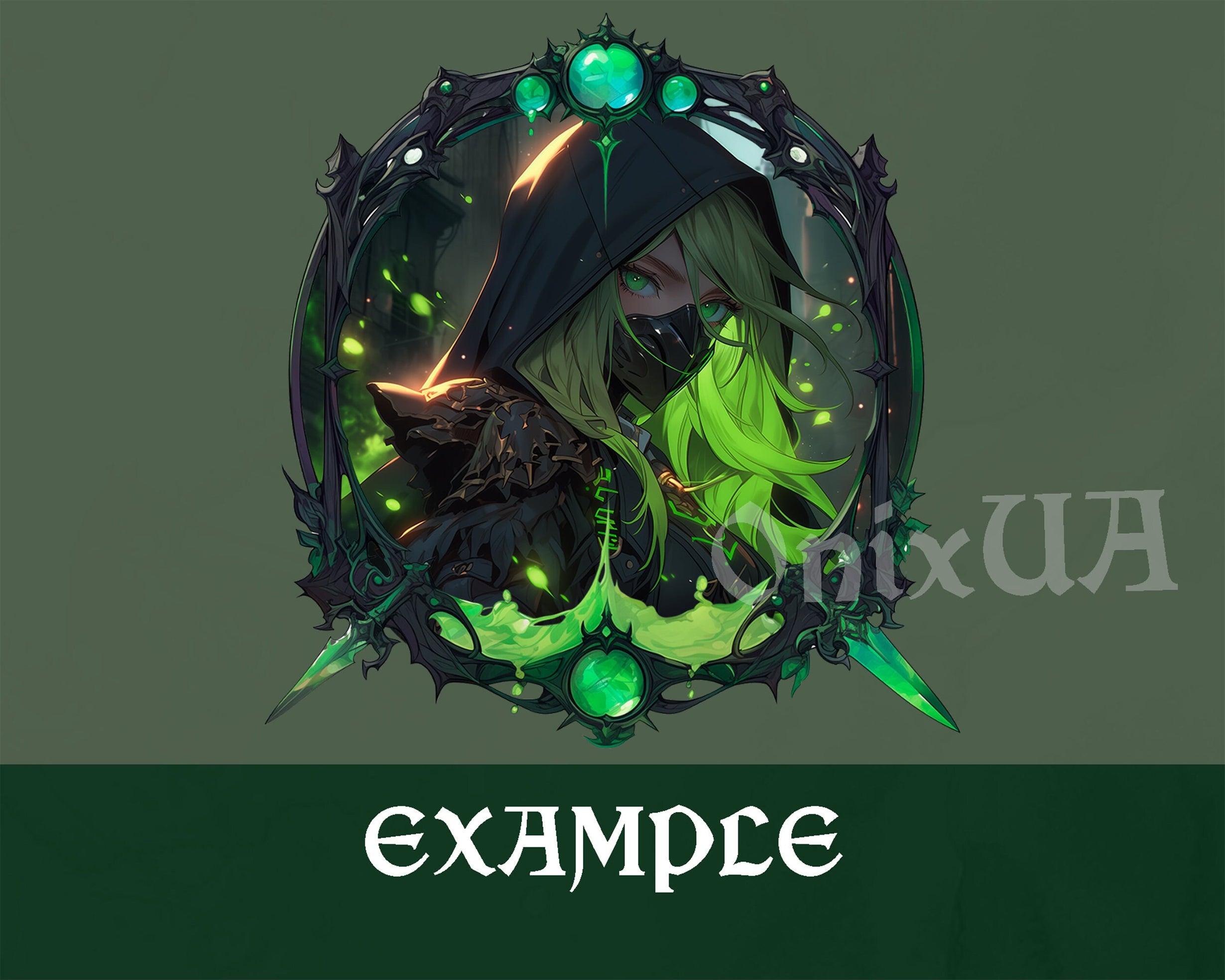 Poison Assassin Token Frame | Toxic Border for D&D – OnixShu Fantasy ...
