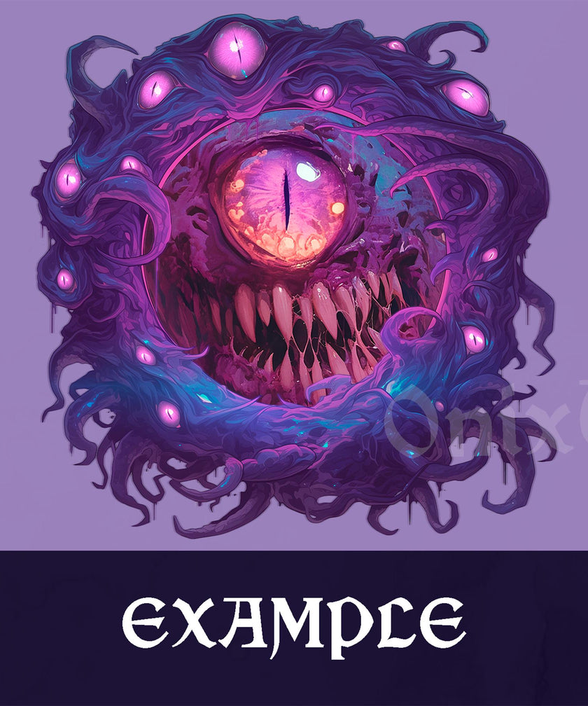 Beholder Token Border for D&D | Digital Frame & Monster PNG – OnixShu ...
