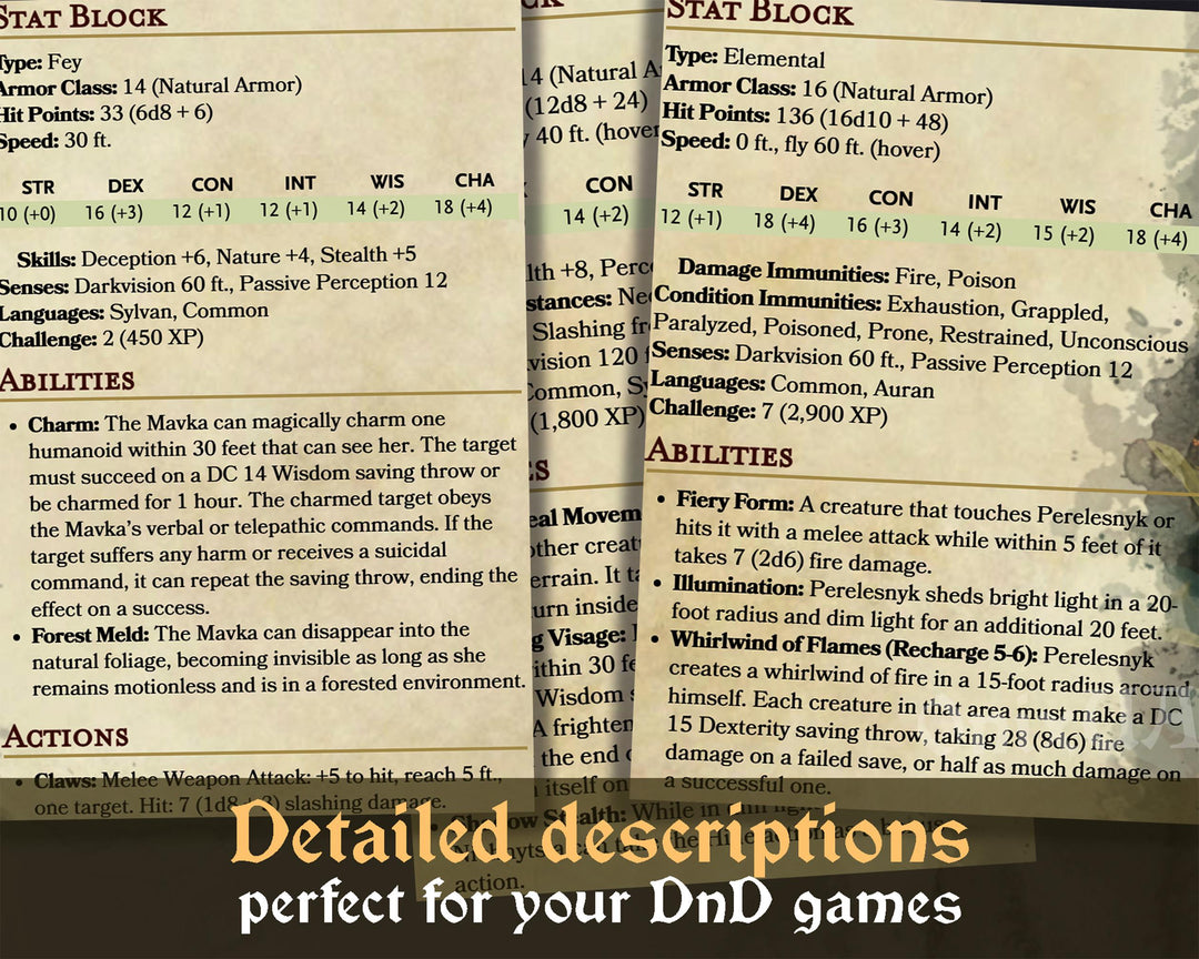 Delve into Ukrainian Fantasy DnD with Magic, Creatures, & Subclasses