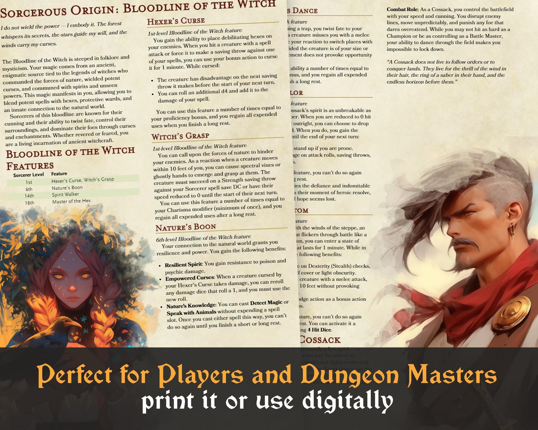 Delve into Ukrainian Fantasy DnD with Magic, Creatures, & Subclasses